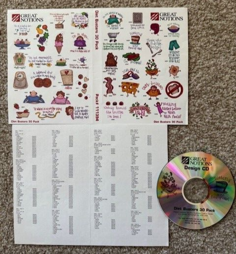 Great Notions Embroidery Design Collection: You Choose Disc (CD-Rom) | eBay