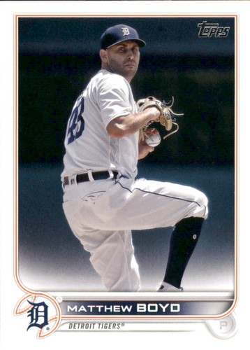 2022 Topps #128 Matthew Boyd Detroit Tigers MLB Baseball Card NM-MT | eBay
