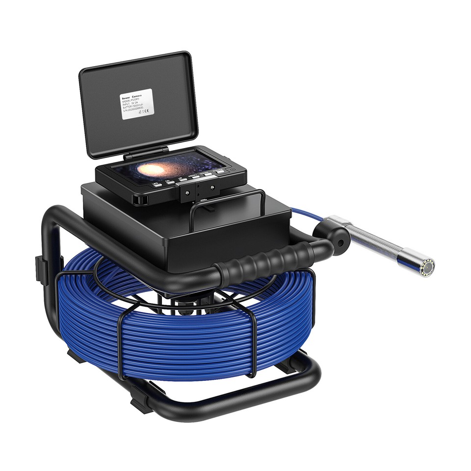 30M Pipe Inspection Camera with 512Hz Locator Sewer Camera Self ...