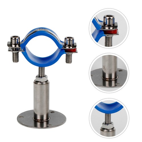 Adjustable Tube Clamp Stainless Steel Fixing Bracket Pipe Fastener Hose ...