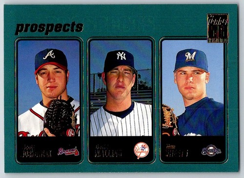 2000 PROSPECTS SCOTT SOBKOWIAK/DAVID WALLING/BEN SHEETS ATLANTA BRAVES ...