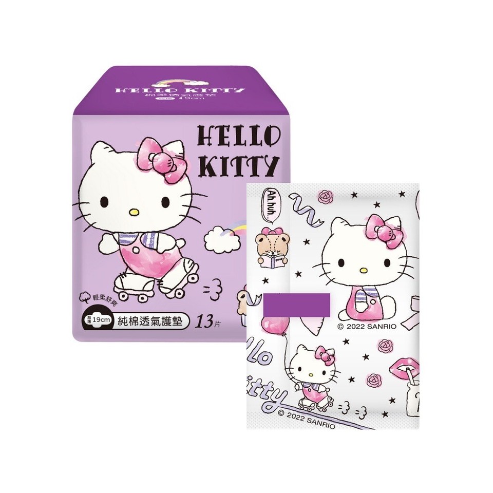 Soft Hello Kitty Sanitary Pads Wings Barriers Menstrual Period ...