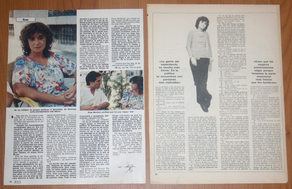 Pink Montero Lot Press 1970s/80s Spain Clippings Photo Writer ...