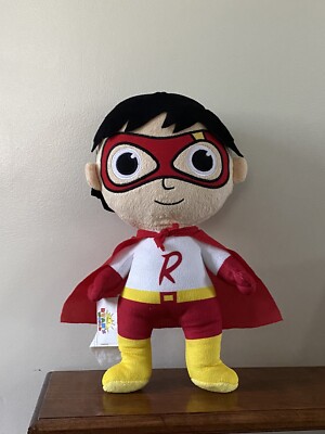 Ryan's World Red Titan Super Hero Stuffed Plush Animal Doll Toy Pocket ...
