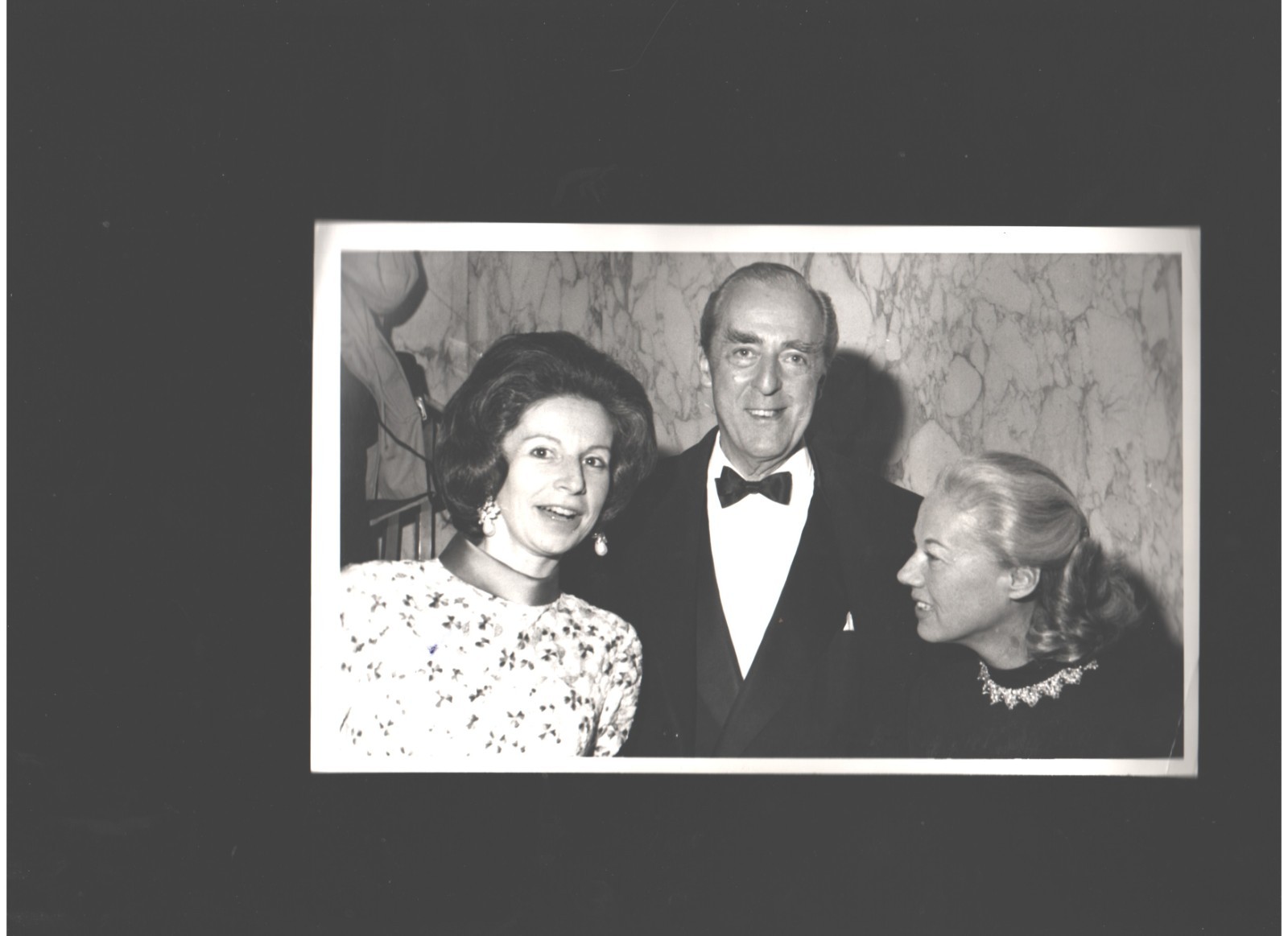 7 1/2 x 5 1/2 B & W PHOTO-LADU ARLIE & MR. & MRS. ANTHONY HAVELOCK ...