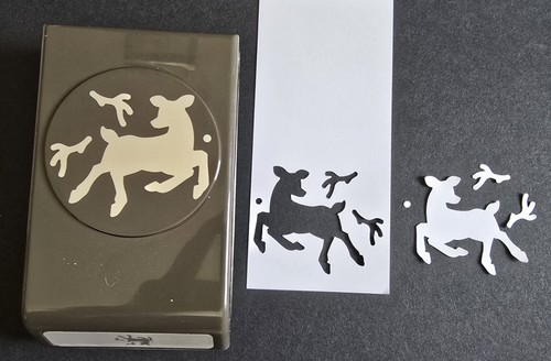 Stampin Up Reindeer/Deer Builder Punch - USED | eBay