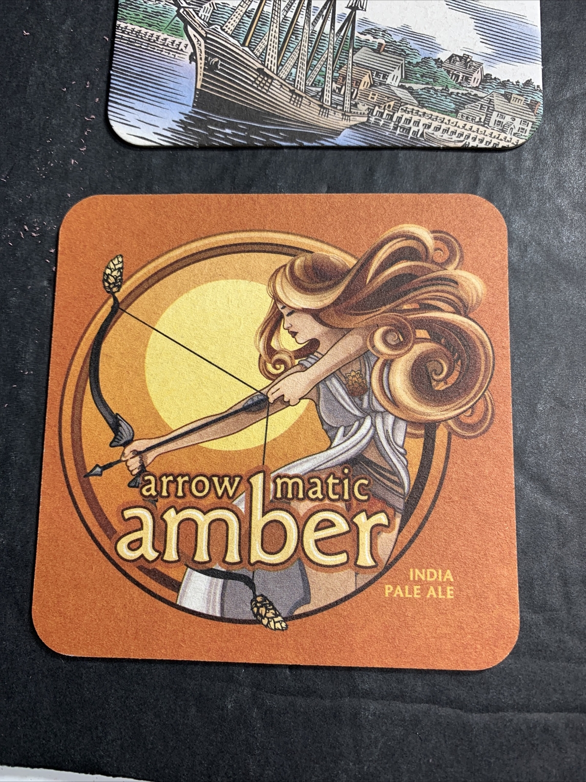 Lot Of 6 Beer Coasters Leinenkugel Aldus Amber Girl Molson Red Jack Bud ...