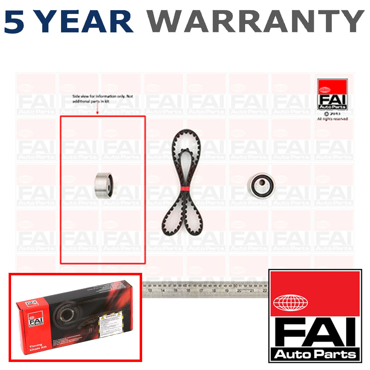 FAI Timing Cam Belt Kit Fits Renault Clio Twingo 1.0 1.1 1.2 + Other ...