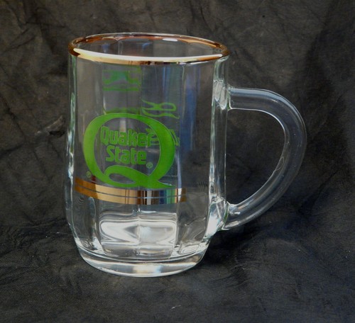 Quaker State Advertising 1992 Regional Sales Meeting Glass Coffee Mug ...
