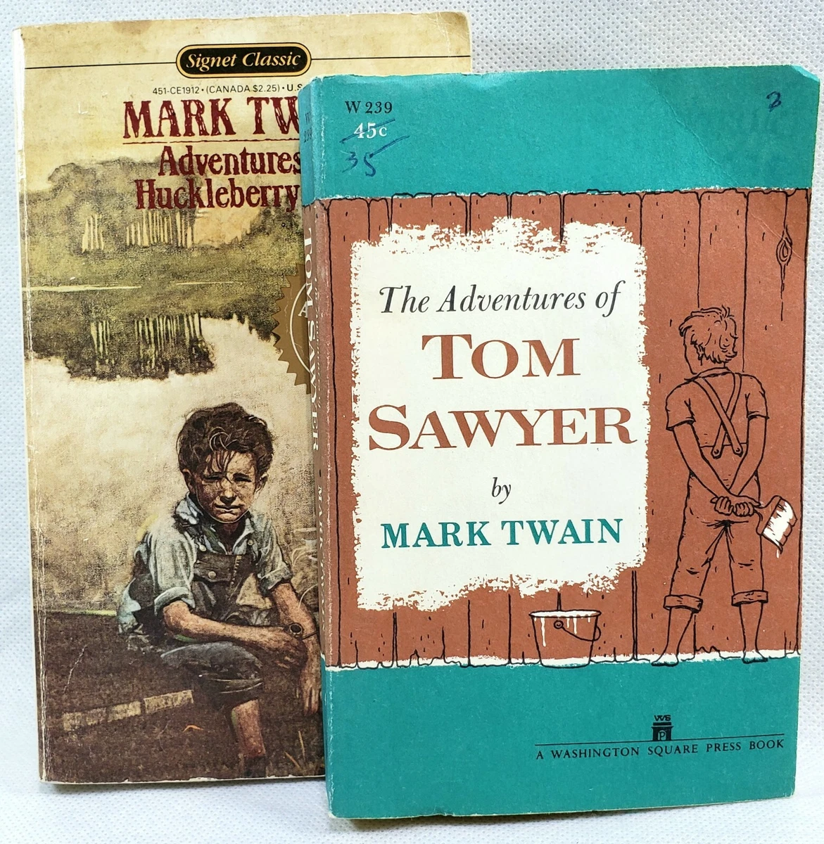 Tom Sawyer And Huckleberry Finn Book