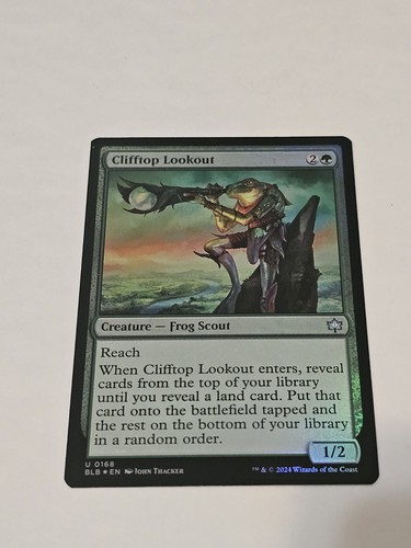 Clifftop Lookout MTG BLB 168 U NM FOIL | eBay