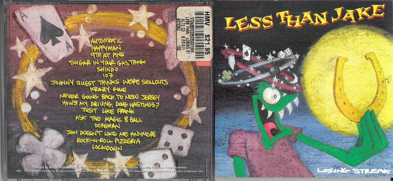 Less Than Jake 1996 cd album - Losing Streak | eBay
