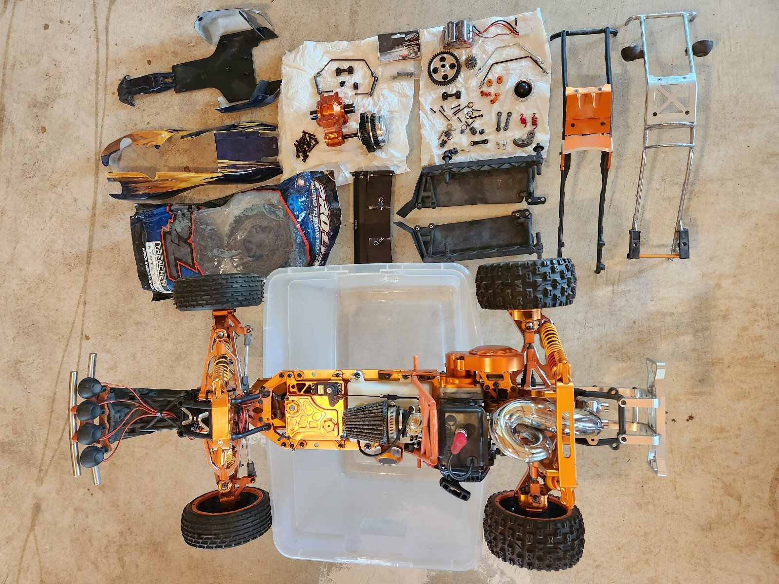 Rovan hpi king motor Baja Buggy remote car gas 2 stroke 1/5th Scale RC ...