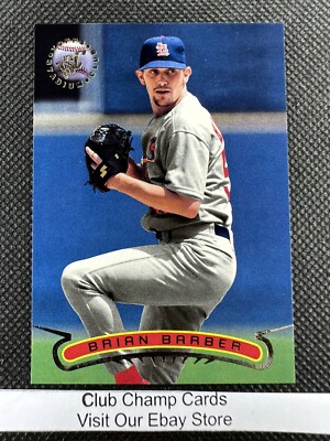 1996 #409 Brian Barber Topps Stadium Club Baseball Cardinals | eBay