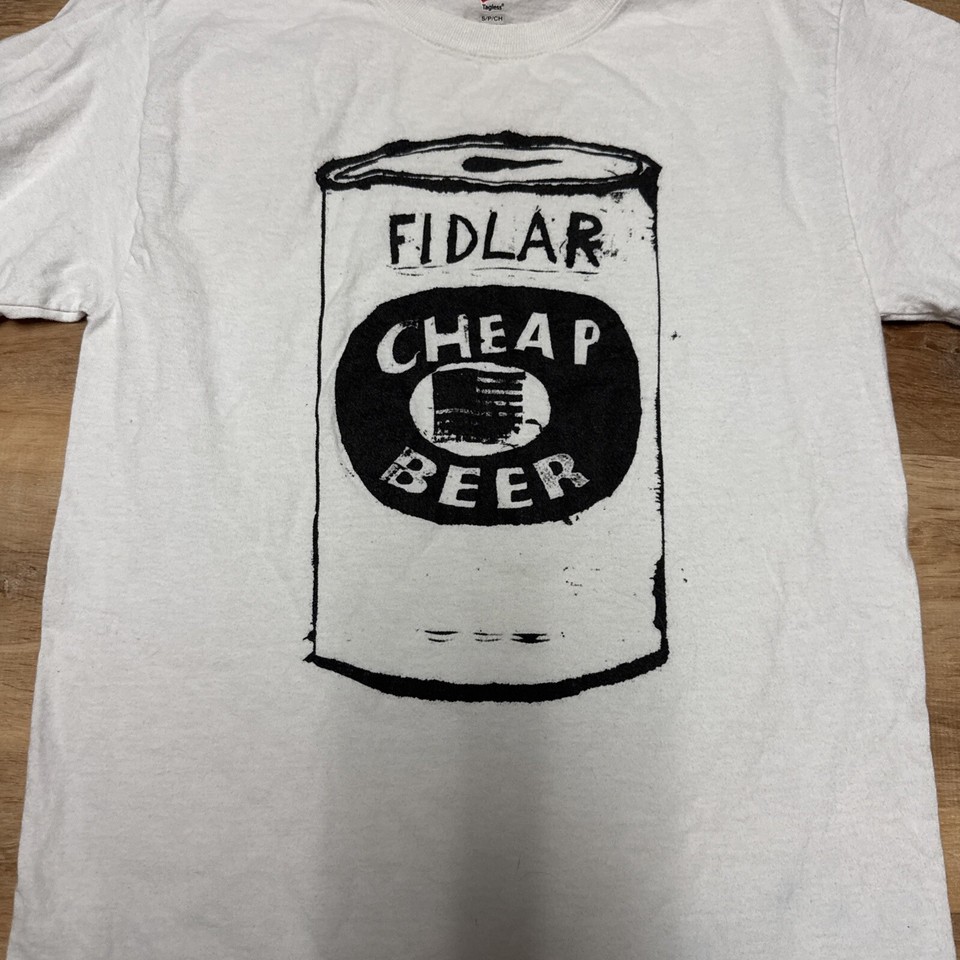 Fidlar Cheap Beer Shirt Size S Los Angeles Punk Rock Band Drinking Tour ...