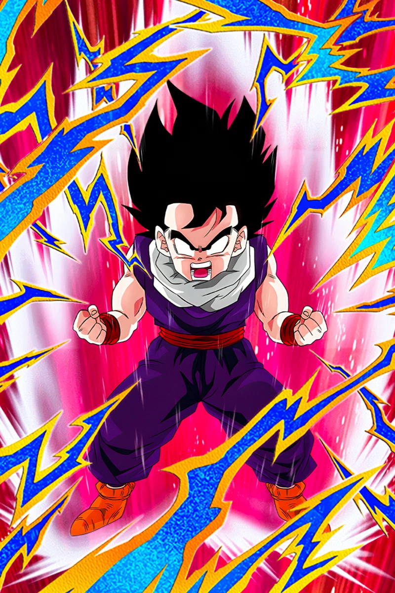 Gohan Powering Up