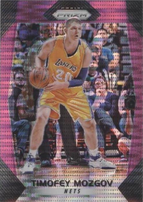 2017-18 Panini Prizm - Timofey Mozgov #156 Pink Pulsar Prizm /42 for ...