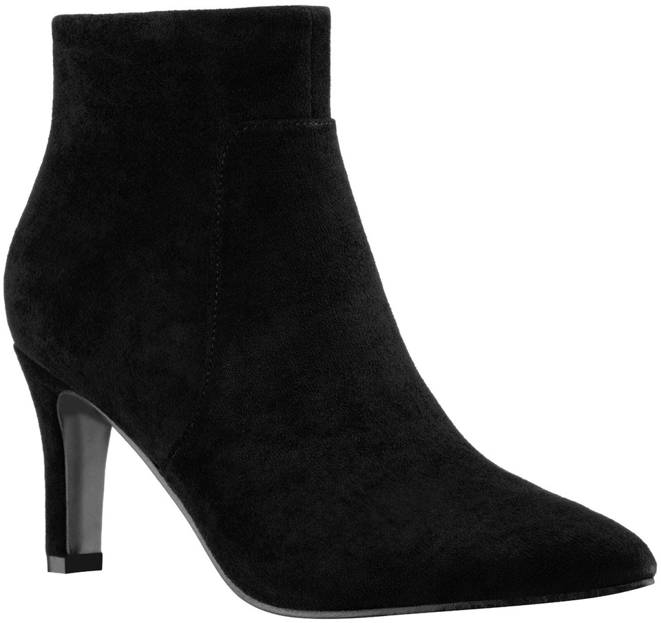 NEW Women's Pointed Toe Stiletto Heel Ankle Boots Thin Heel Ankle Short ...