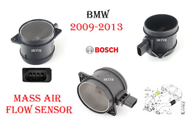Mass Air Flow Meter Sensor For 2009-2013 BMW E90 E70 X5 335d Genuine ...