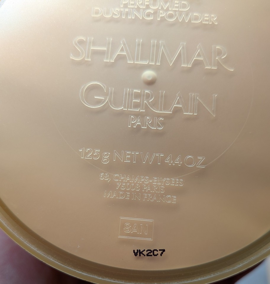 Guerlain Shalimar Perfumed Dusting Body Powder 4.4oz 125g Vintage ...