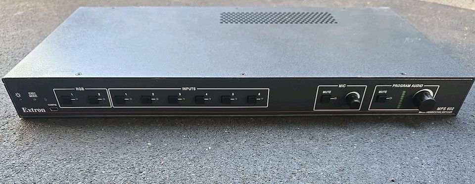 Extron MPS 602 MA Media Presentation Switcher Tested, HDMI, DTP, And ...