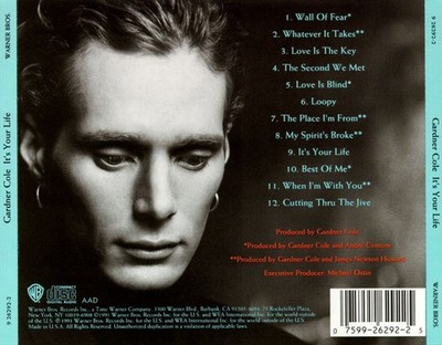 GARDNER COLE IT'S YOUR LIFE NEW CD 75992629225| eBay