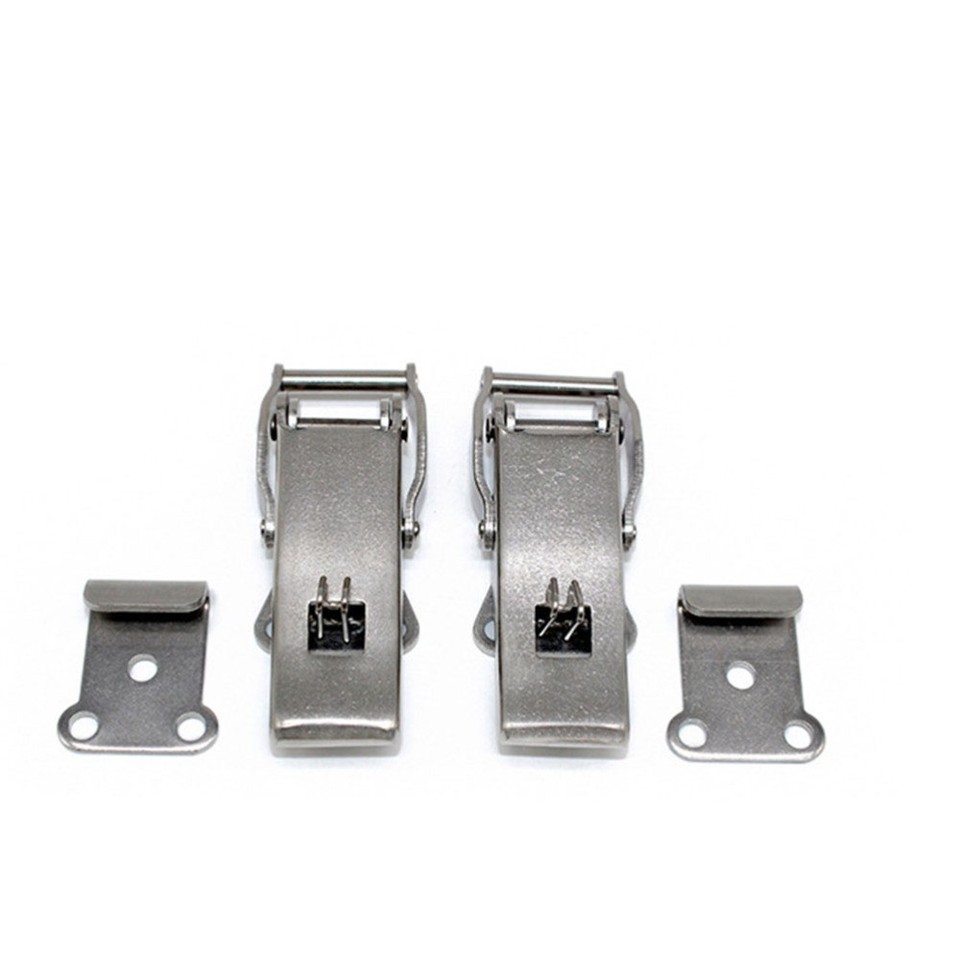 Wooden Case Mouth Lock Stainless Steel Box Spring Hook Buckle Lock ...