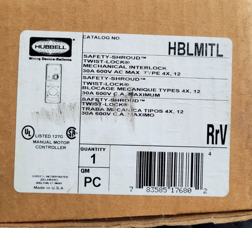 HUBBELL HBLMITL Manual Motor Controller | eBay