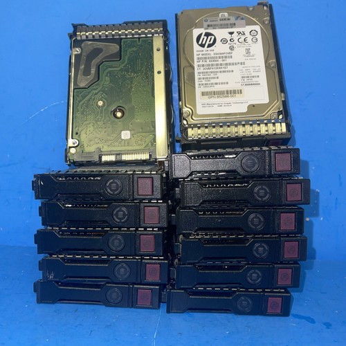 "LOT OF 13" HP EG0300FCVBF 300GB 6Gb/s SAS 10K 2.5" SFF HDD | eBay