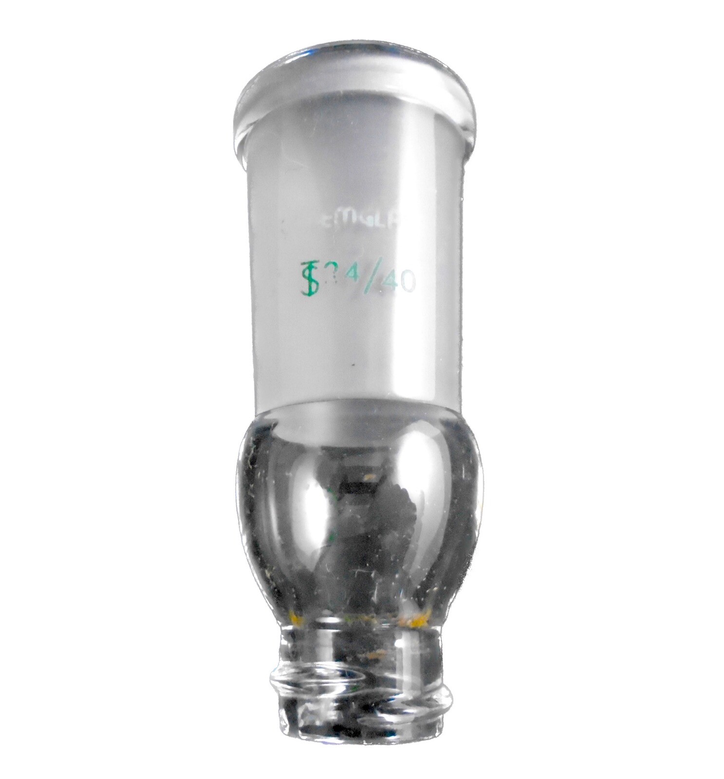 CHEMGLASS Glass Rotary Evaporator Vial Adapter 24/40 Joint 20-400 GPI ...