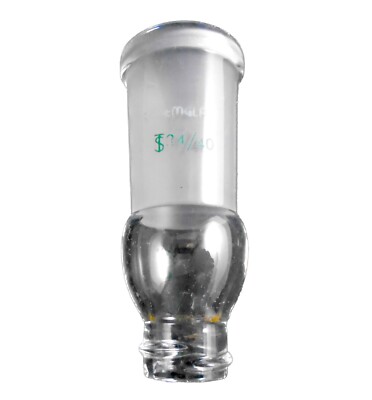 CHEMGLASS Glass Rotary Evaporator Vial Adapter 24/40 Joint 20-400 GPI ...