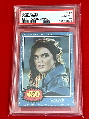 2020 Topps Star Wars Living Set #127 Cara Dune PSA 10 Gem Mint SP Card | eBay
