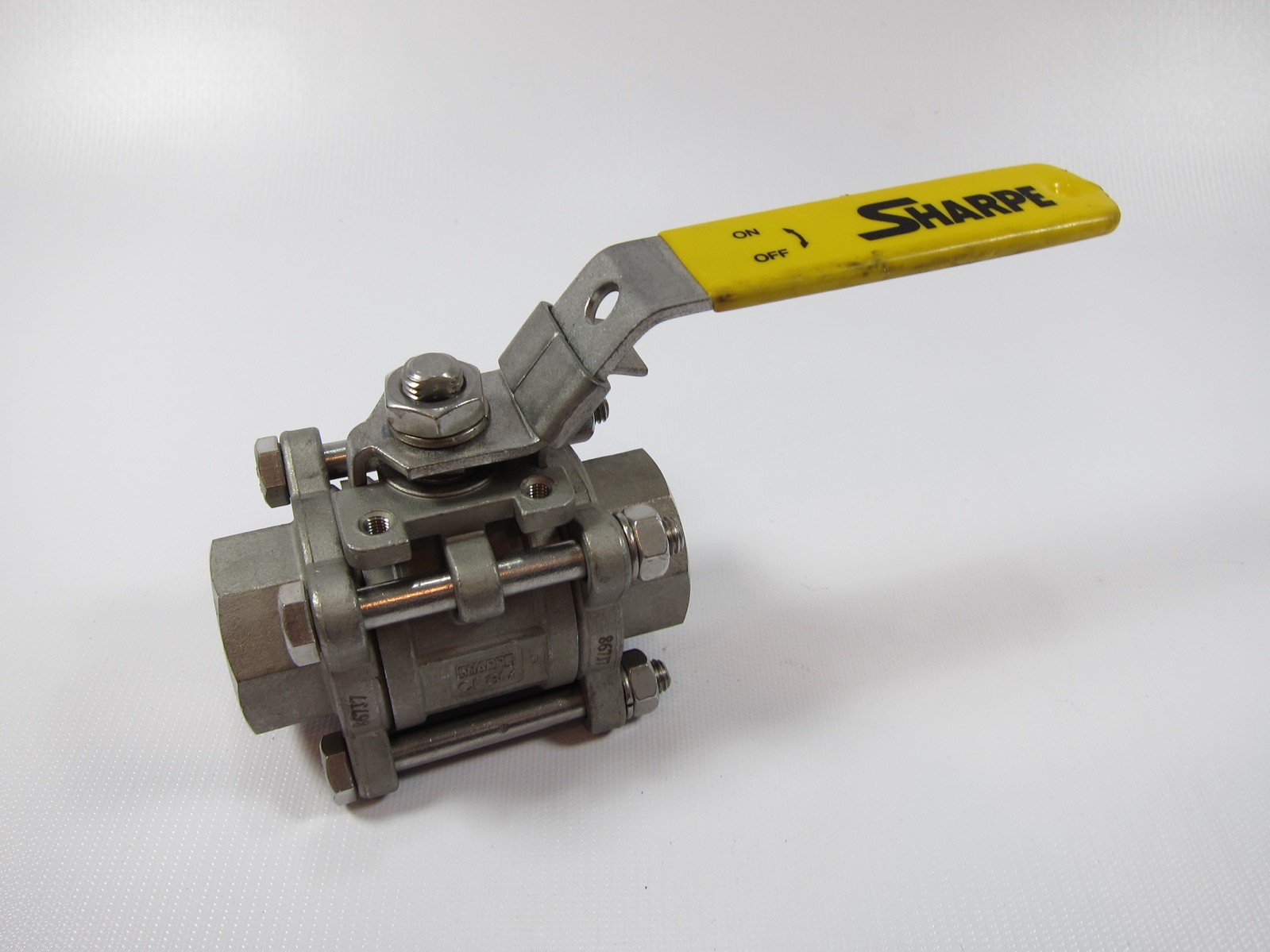 New Sharpe CF8M Stainless Steel 3 Piece Inline Ball Valve 1” 1000PSI C ...