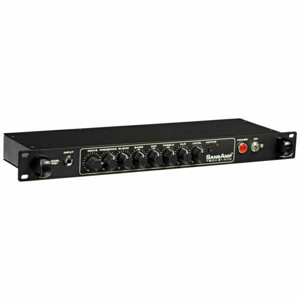 tech21 SansAmp RBI Rackmount Analog Bass Guitar Driver Preamplifier for ...