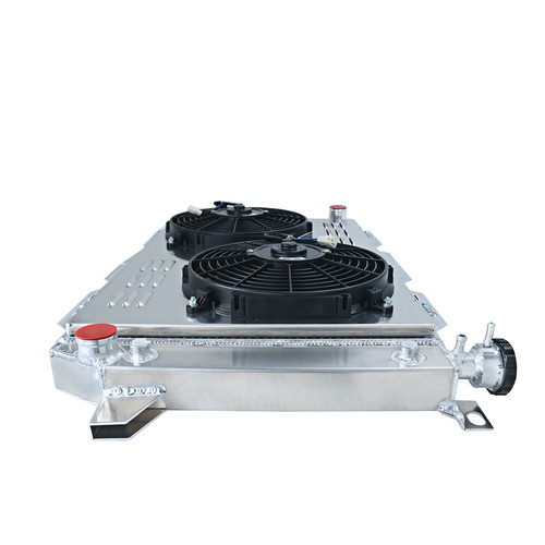 3 Row Radiator+Shroud+12"Electric Fan Fit 85-96 FORD F150 F250 F350 5.0 ...