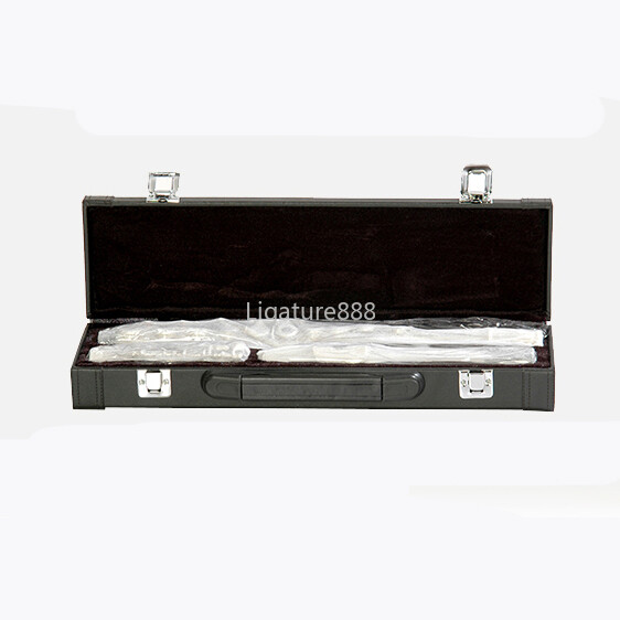 ADVANCED CONCERT SCHOOL INTERMEDIATE SILVER BAND open Hole FLUTE W/HARD ...