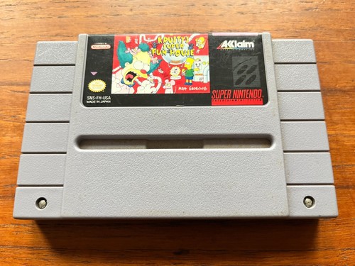 Krusty's Super Fun House (SNES, 1992) Authentic, Tested, Good Cond ...