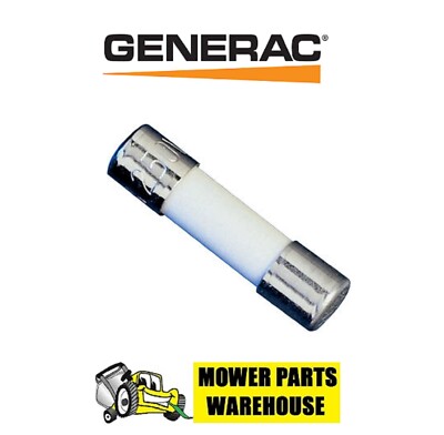 NEW GENUINE OEM GENERAC 10000005117 FUSE 6.3A 250VAC 5MMX20MM 6.3 AMP ...