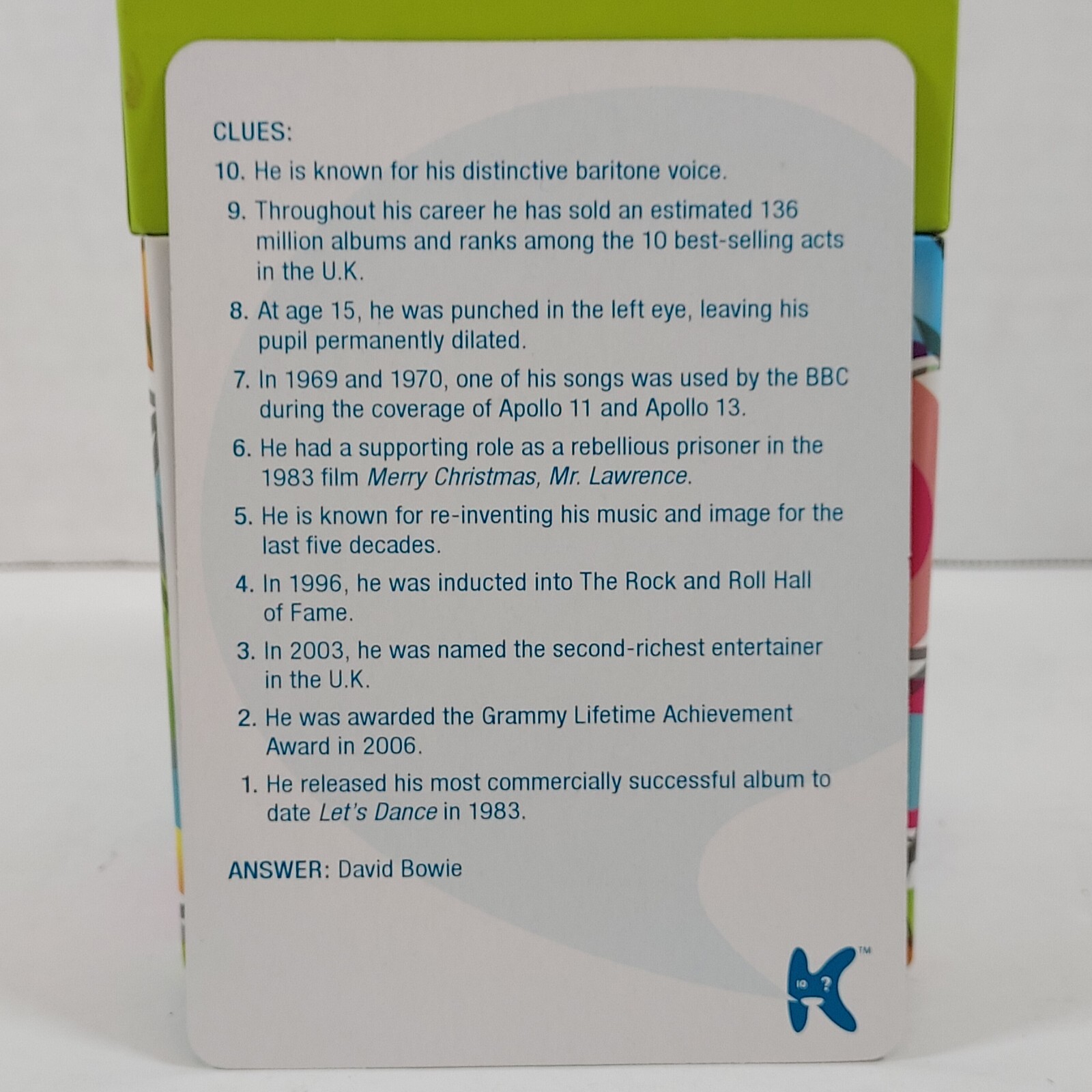 Kwizniac The Trivia Countdown Game Brain Quiz Card Deck People Places ...