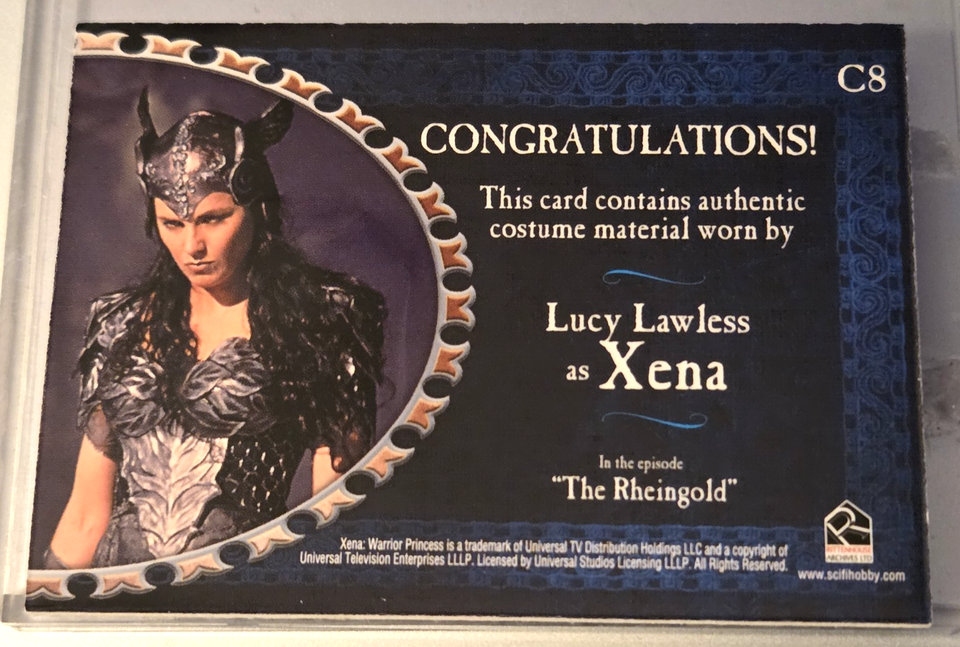 2007 Xena Dangerous Liaisons Lucy Lawless as Xena C8 Variant Costume ...