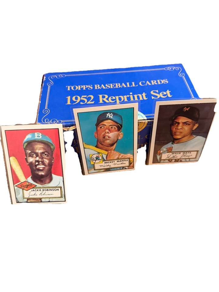 1983 TOPPS 1952 REPRINT COMPLETE SET MANTLE ROBINSON MAYS Cstock 26 Yrs ...