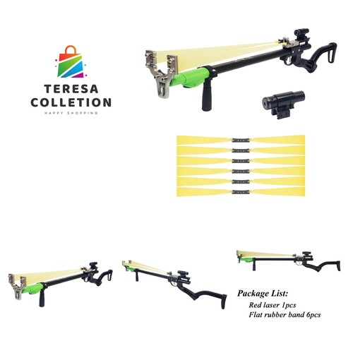 Powerful Hunting Trigger Mechanism Rubber Band Slingshot Gun Slingshot ...