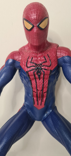 SPIDERMAN FIGURINE TOY BATTERY OPERATED MOVING ROPE MARVEL 2012 ...