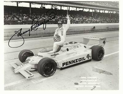 JOHNNY RUTHERFORD AUTOGRAPHED 1974 1976 1980 WINNER INDY 500 8 X 10 ...