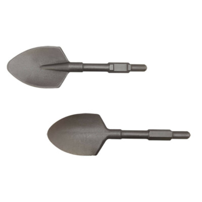 Clay Spade Scoop Shovel Bit Hex Shank 1-3/16" Chisel Spade Demolition ...