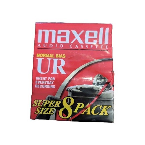 Sealed Maxwell Audio Cassette Tapes Super Size 8 Pack | eBay