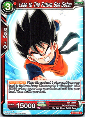 Leap To The Future Son Goten BT2-008 C Dragon Ball Super Card TCG X1 | eBay