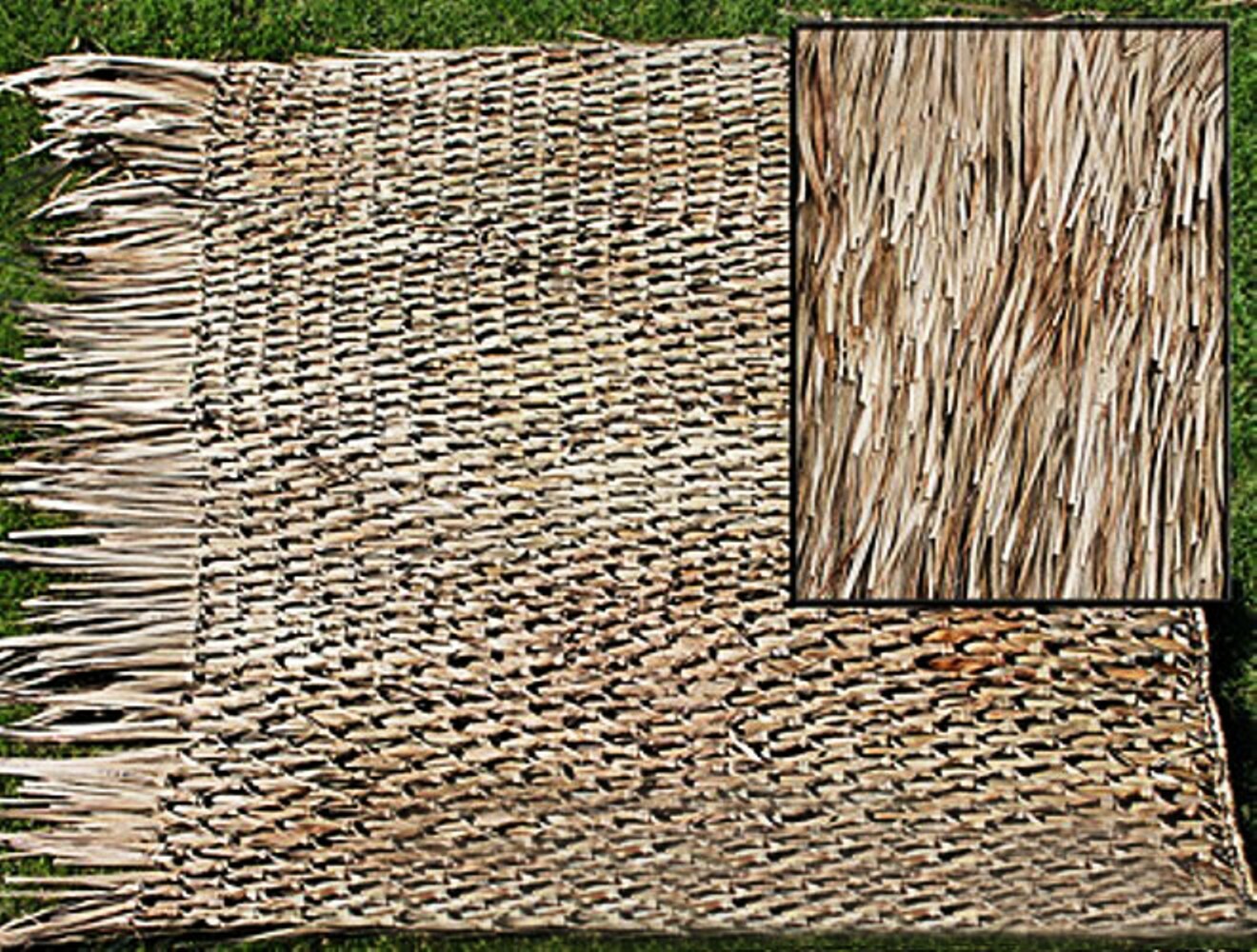 Palm Thatch Rolls Commercial Grade Palapa Hut/Tiki Bar Covering-Choice ...