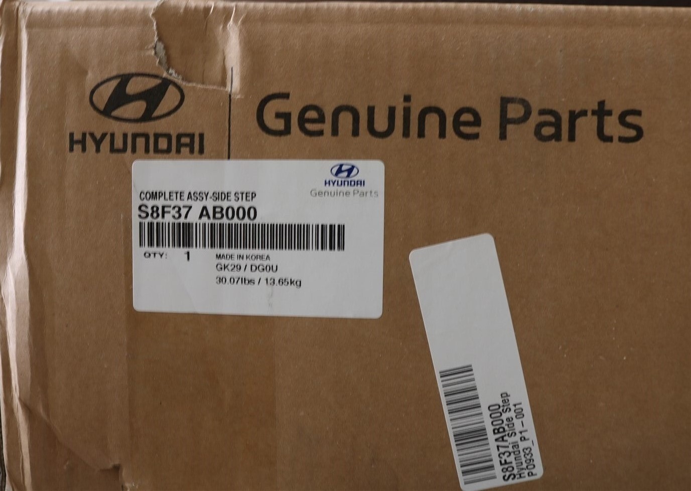 OEM Hyundai Palisade Step Bars S8f37-ab000 Release for sale online | eBay