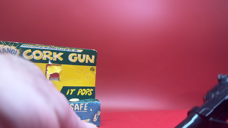 Knickerbocker’s Cork Gun Set With Great Graphics And Three Unused Corks ...